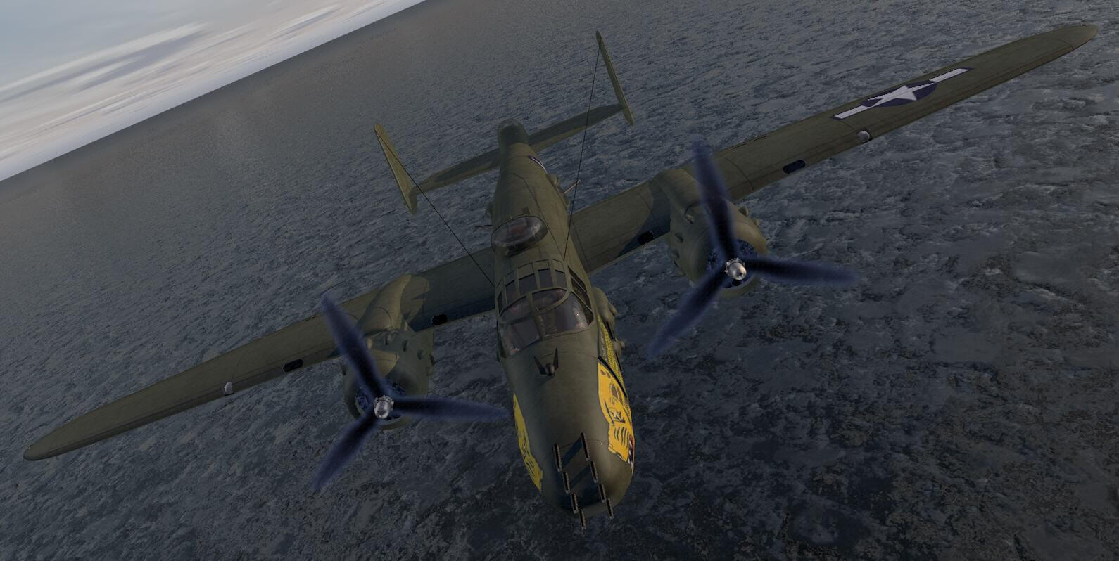 North American B-25J Mitchell - The Strafer 3D Model by ChipBassChaos