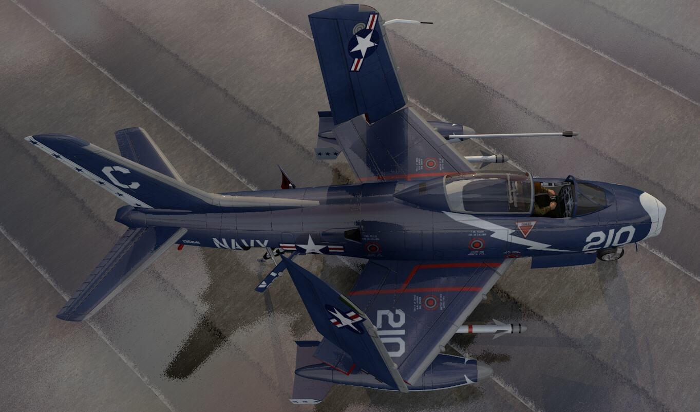 North American FJ-3 Fury 3D Model by ChipBassChaos