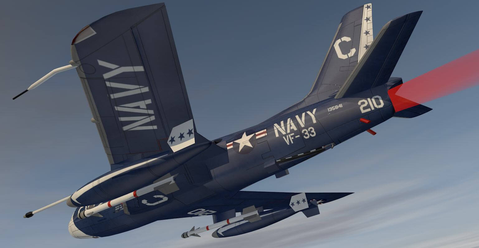 North American FJ-3 Fury 3D Model by ChipBassChaos