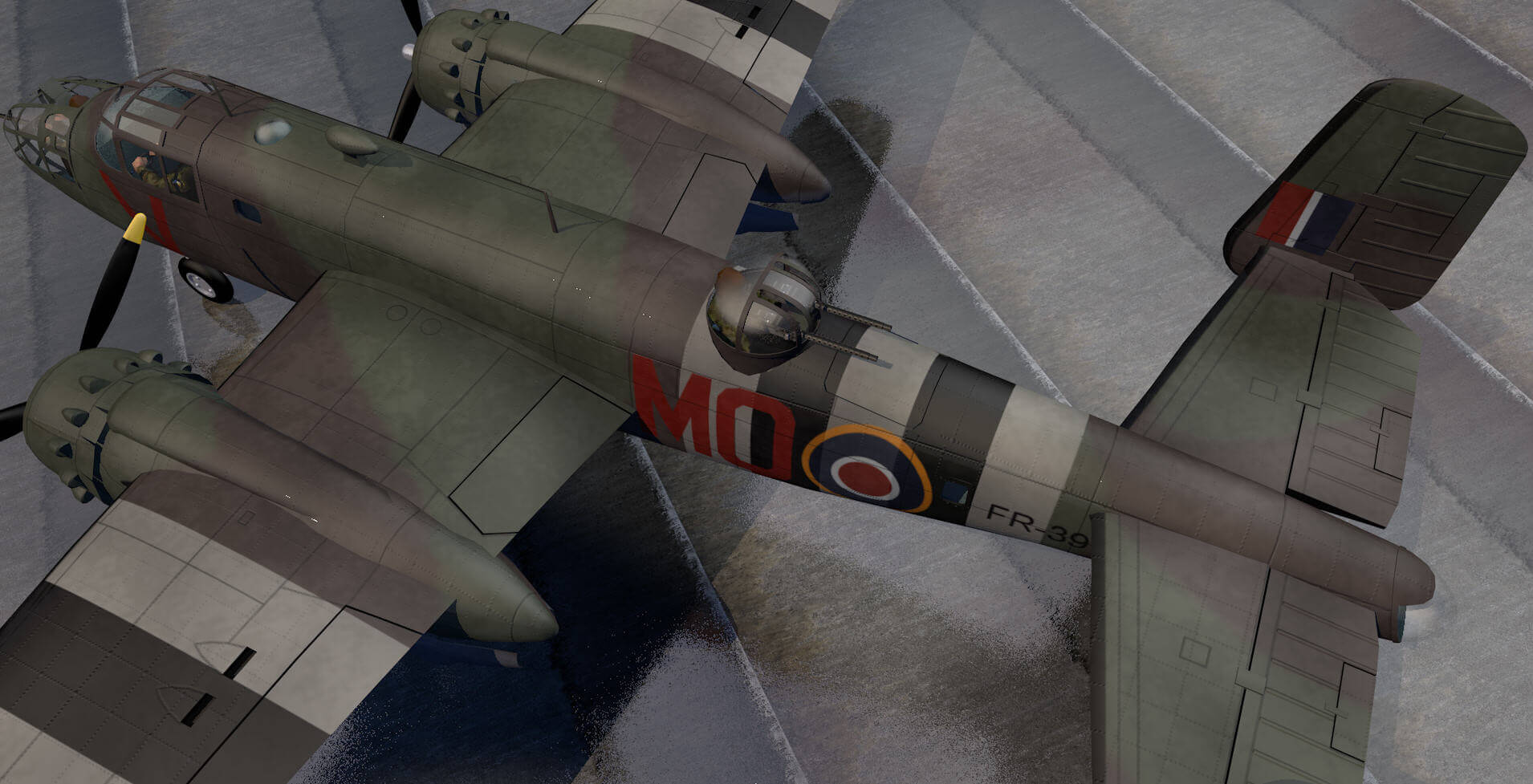 North American Mitchell Mk-2 (RAF) 3D Model by ChipBassChaos