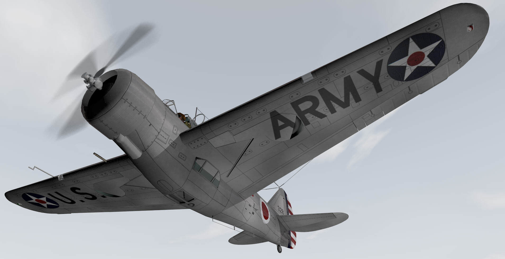 North American O-47 3D Model by ChipBassChaos