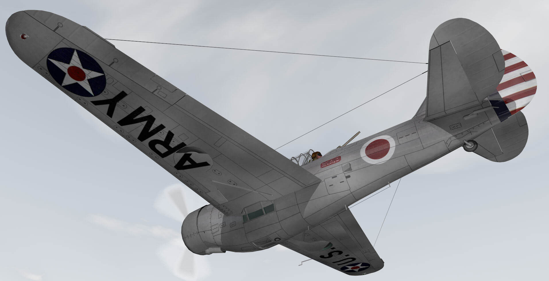 North American O-47 3D Model by ChipBassChaos