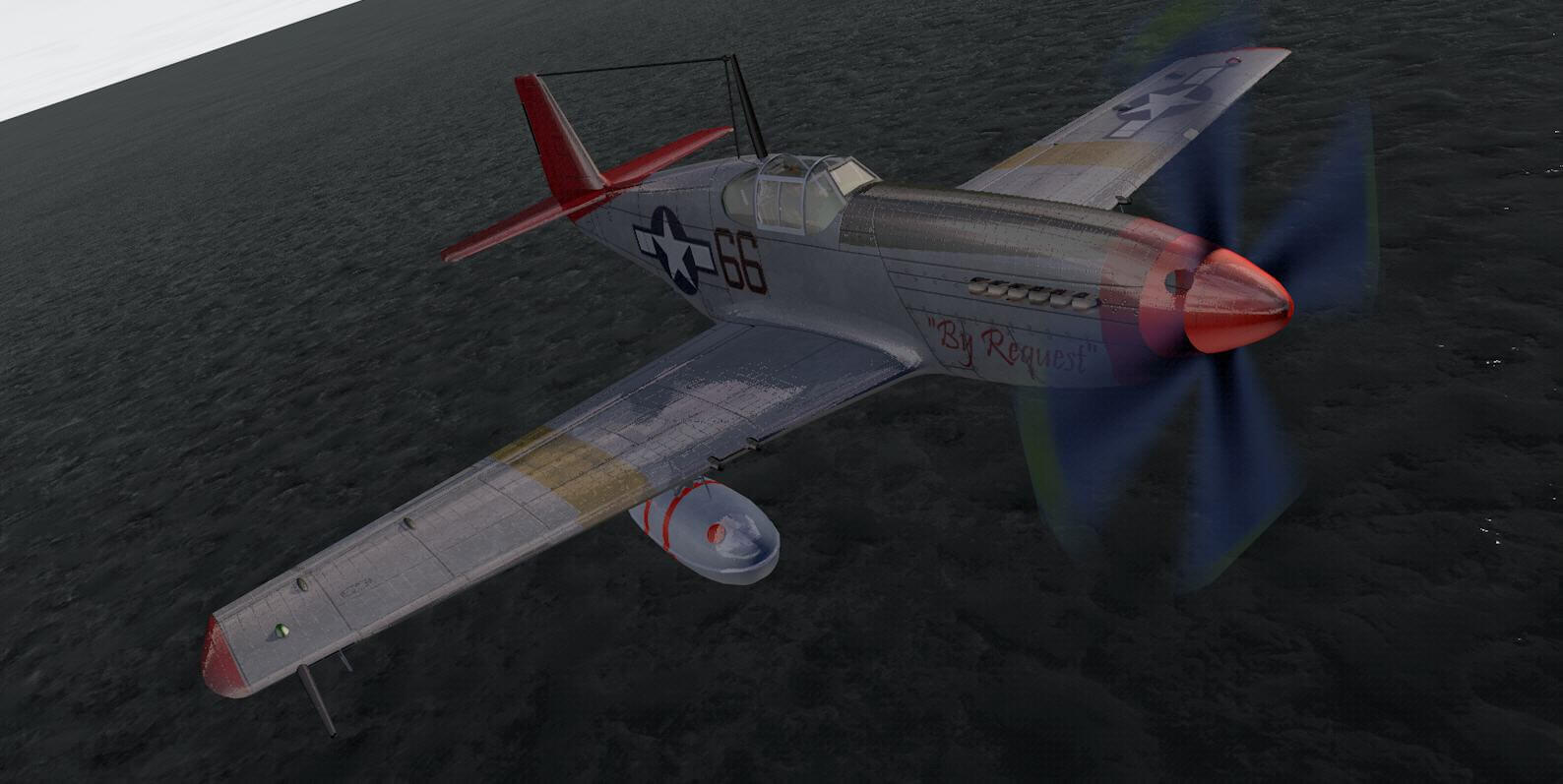 North American P-51C Mustang 3D Model by ChipBassChaos