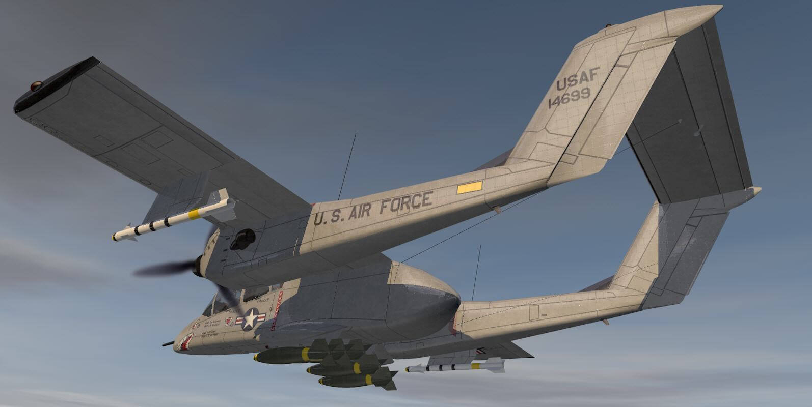 North American Rockwell OV-10 Bronco 3D Model by ChipBassChaos
