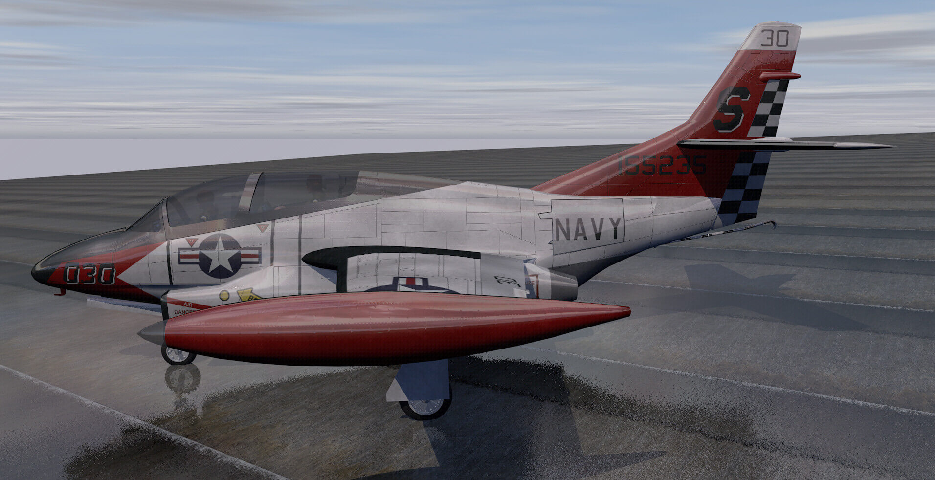 North American T-2 Buckeye 3D Model by ChipBassChaos