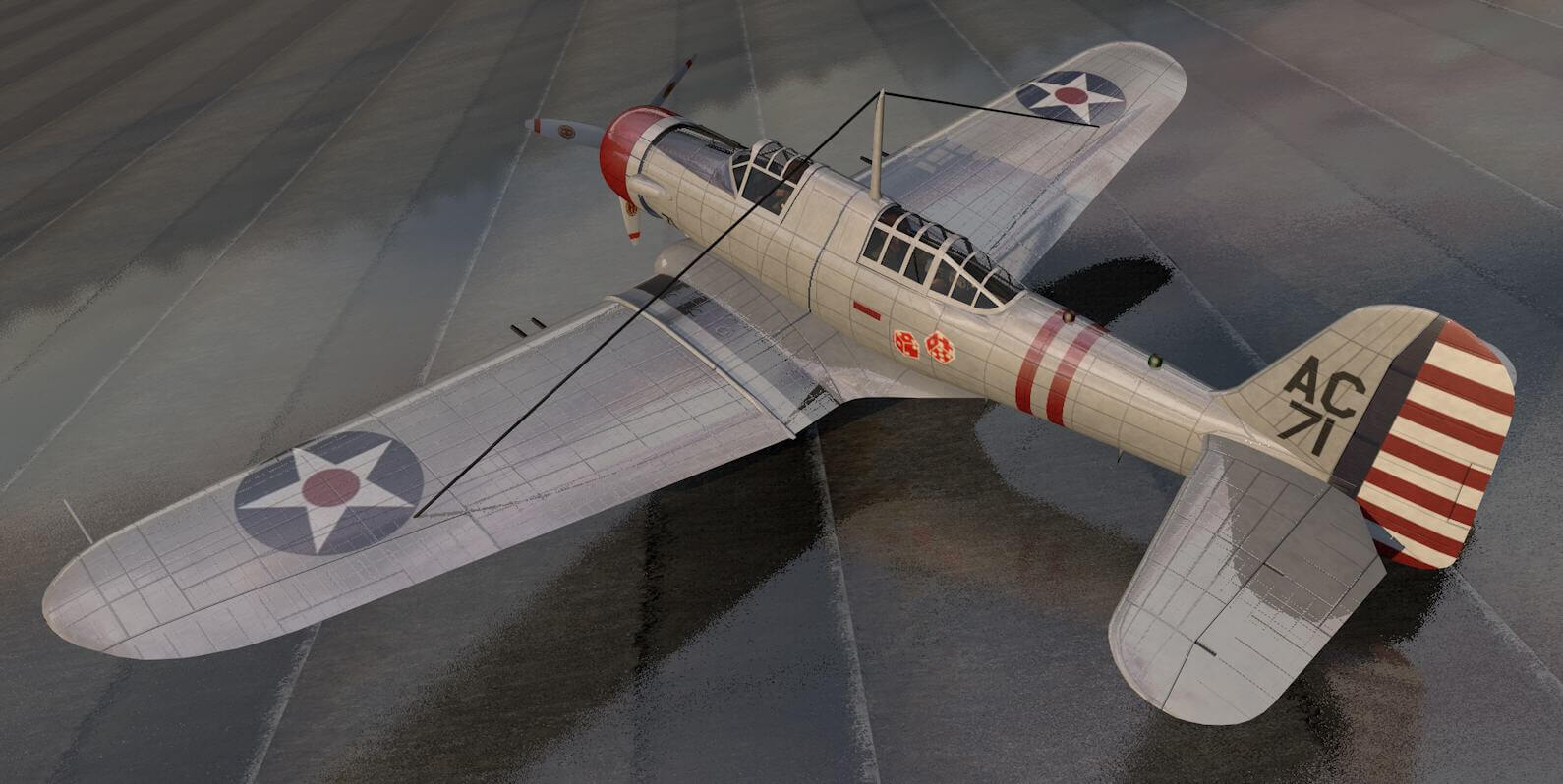 Northrop A-17A Nomad 3D Model by ChipBassChaos
