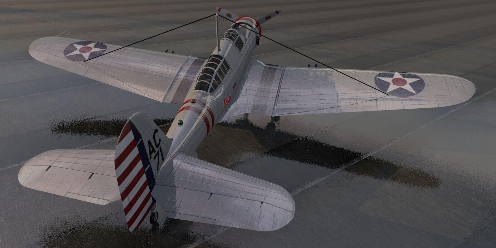Northrop A-17A Nomad 3D Model by ChipBassChaos