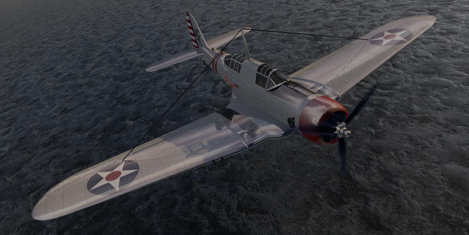 Northrop A-17A Nomad 3D Model by ChipBassChaos