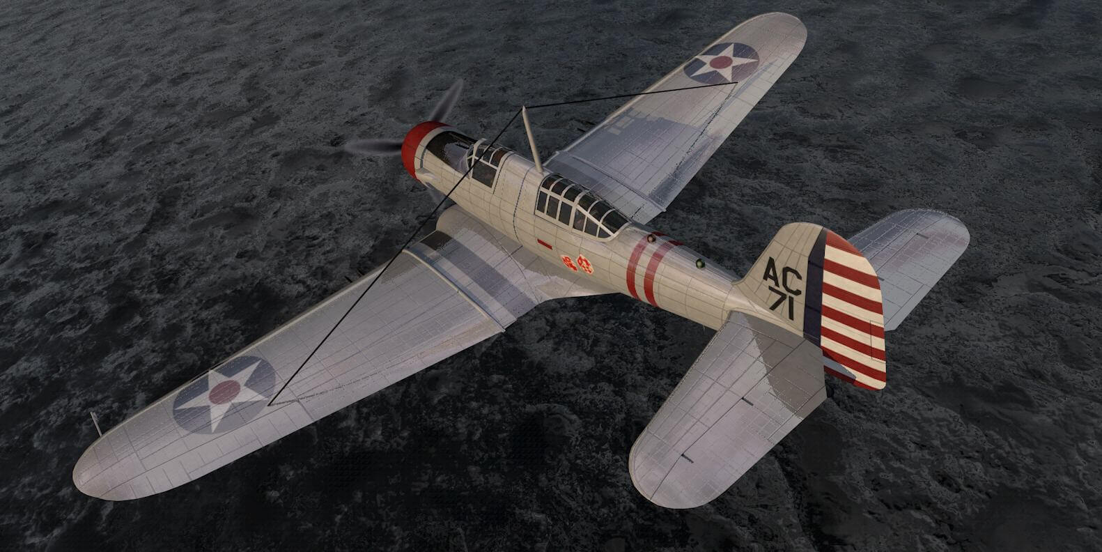 Northrop A-17A Nomad 3D Model by ChipBassChaos