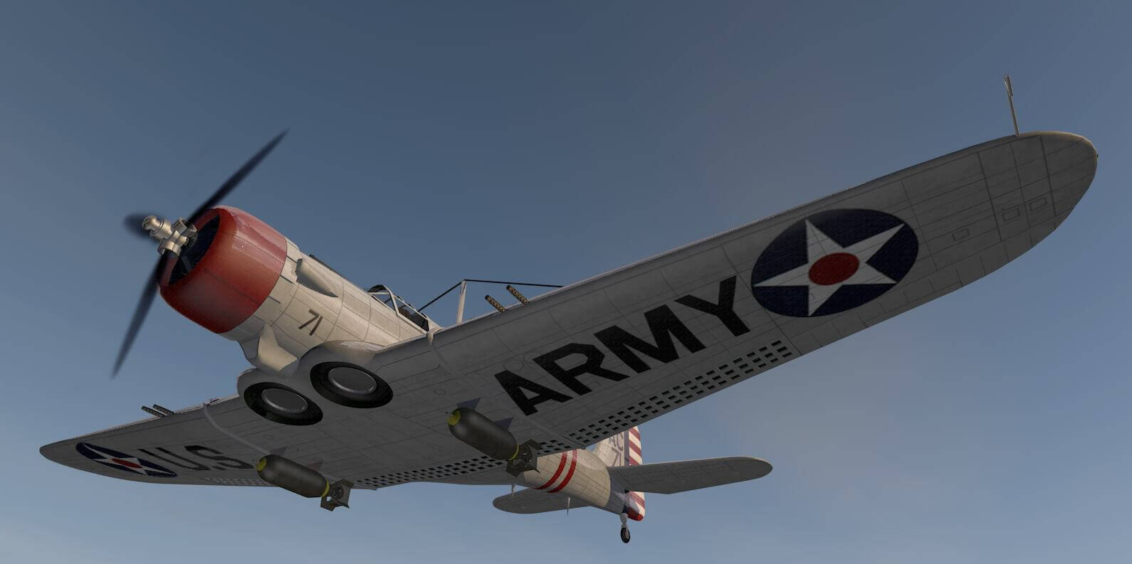 Northrop A-17A Nomad 3D Model by ChipBassChaos