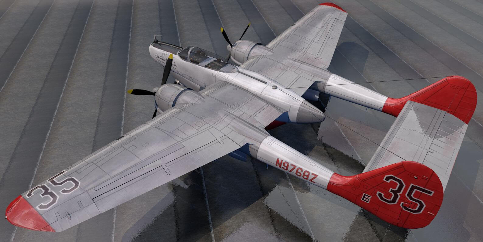 Northrop F-15 Reporter 3D Model by ChipBassChaos