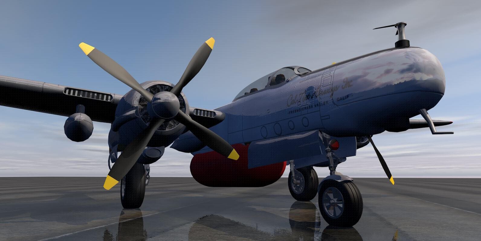 Northrop F-15 Reporter 3D Model by ChipBassChaos