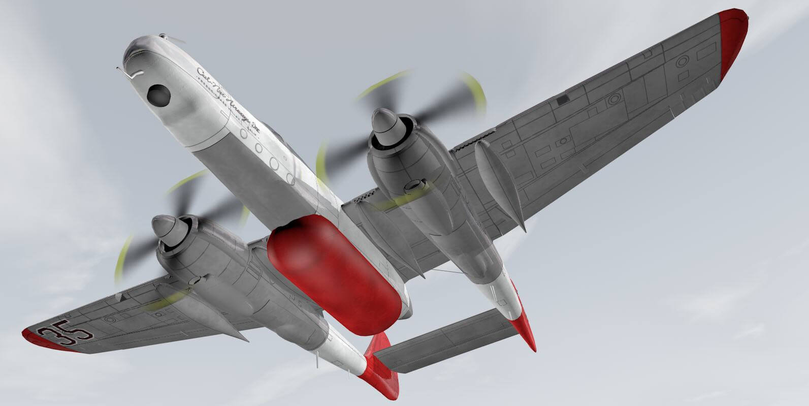 Northrop F-15 Reporter 3D Model by ChipBassChaos