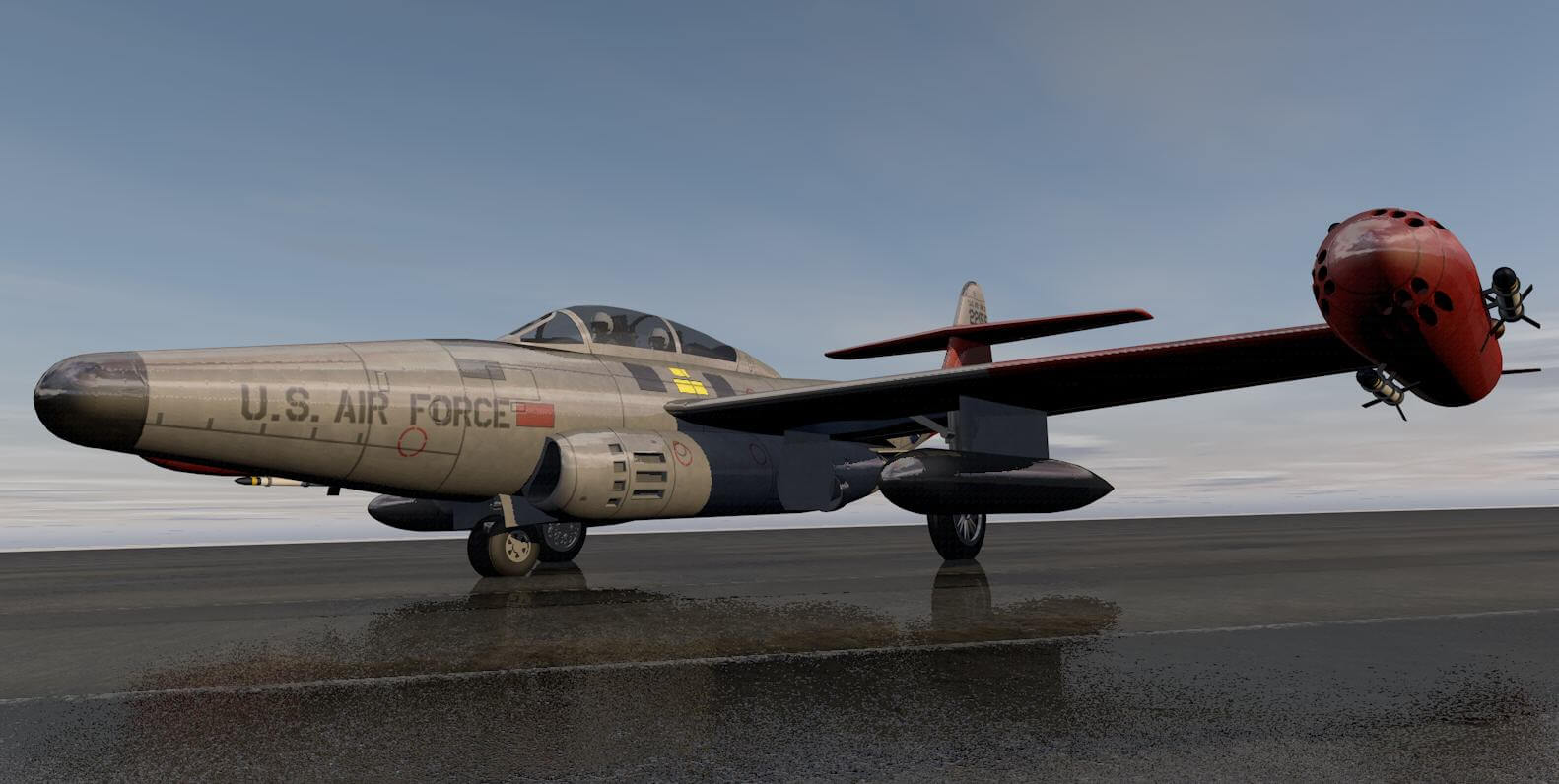 Northrop F-89 Scorpion 3D Model by ChipBassChaos
