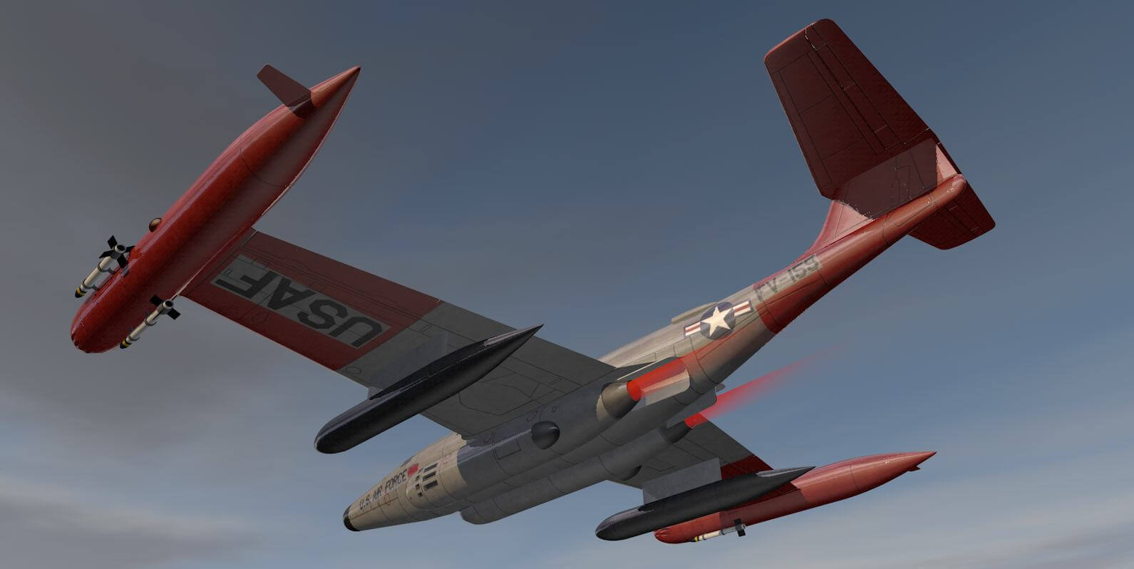Northrop F-89 Scorpion 3D Model by ChipBassChaos