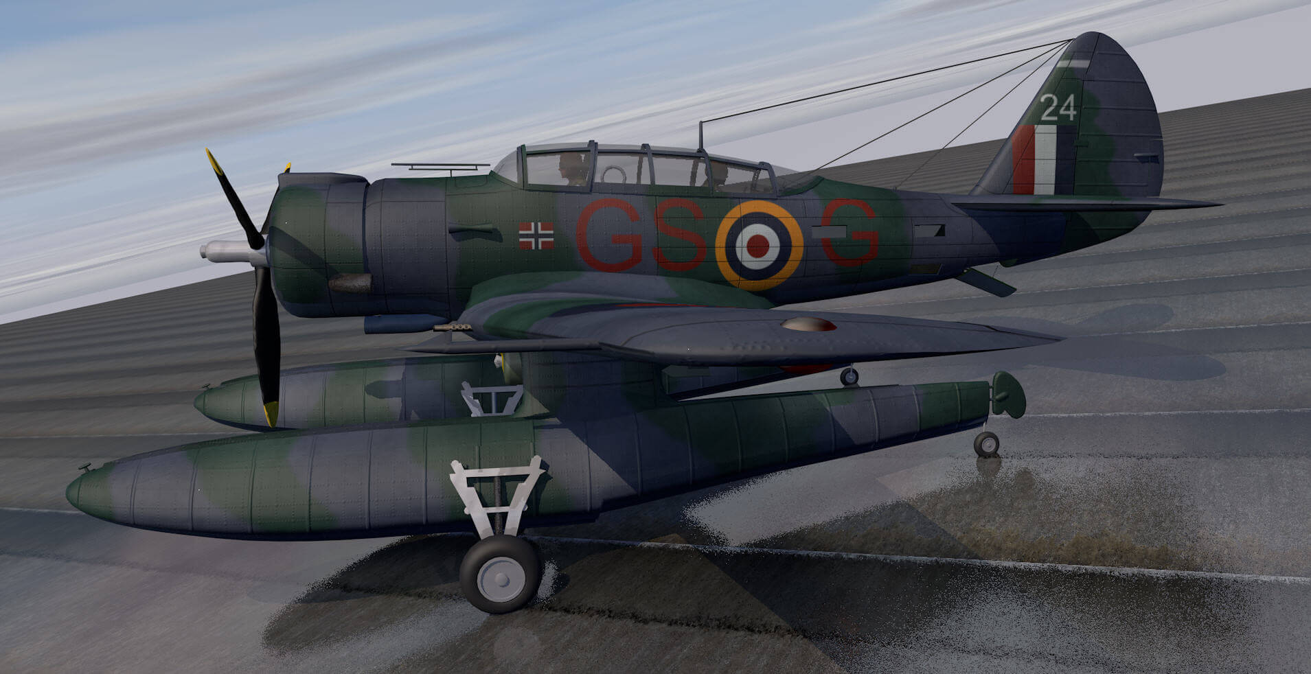 Northrop N-3PB Nomad (RAF) 3D Model by ChipBassChaos