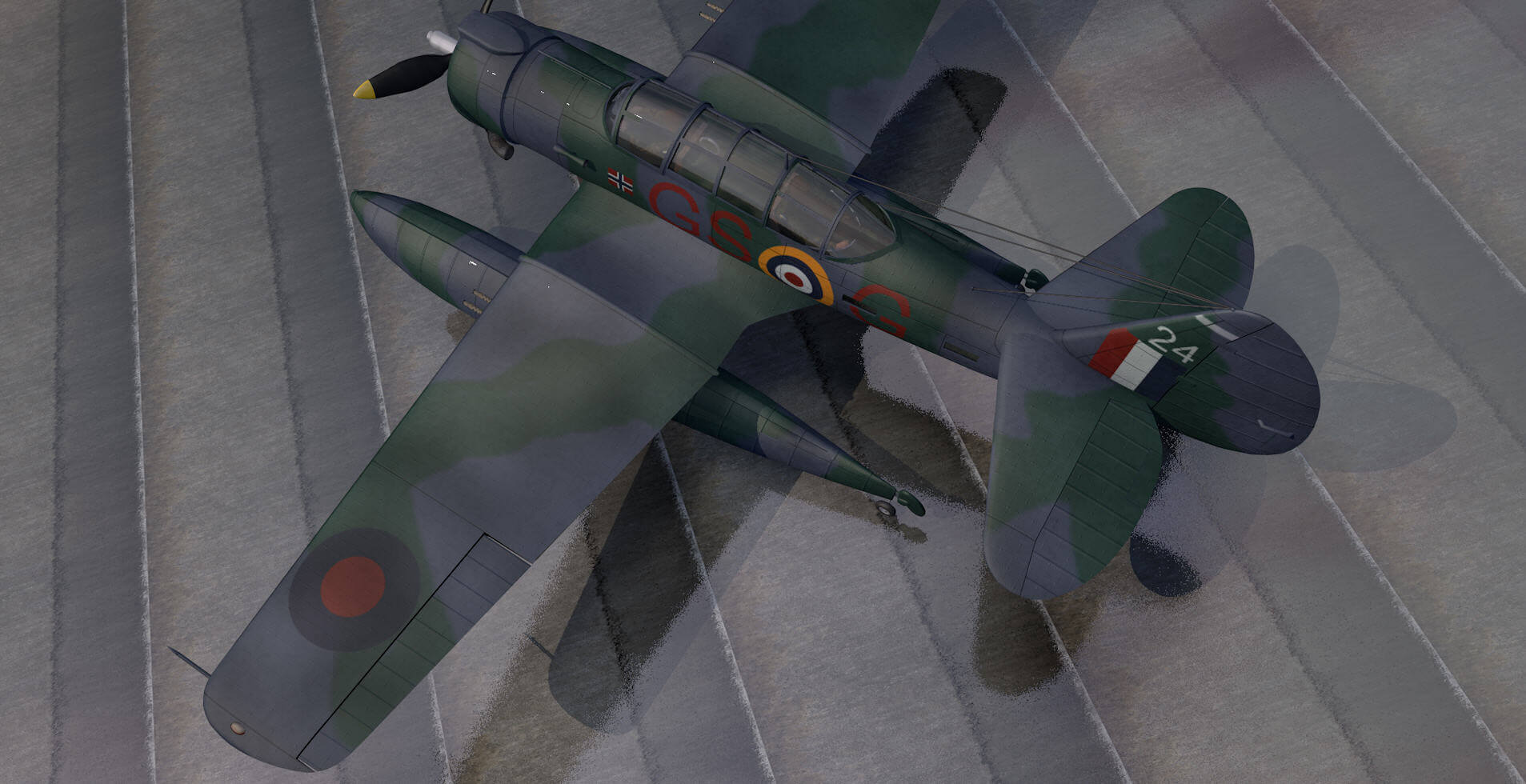 Northrop N-3PB Nomad (RAF) 3D Model by ChipBassChaos