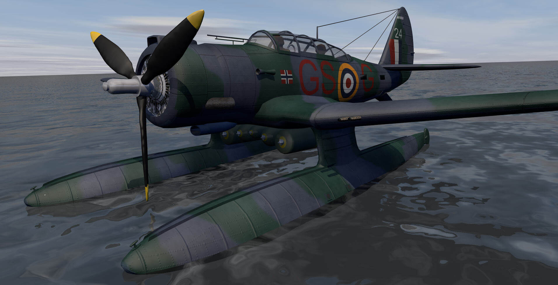 Northrop N-3PB Nomad (RAF) 3D Model by ChipBassChaos