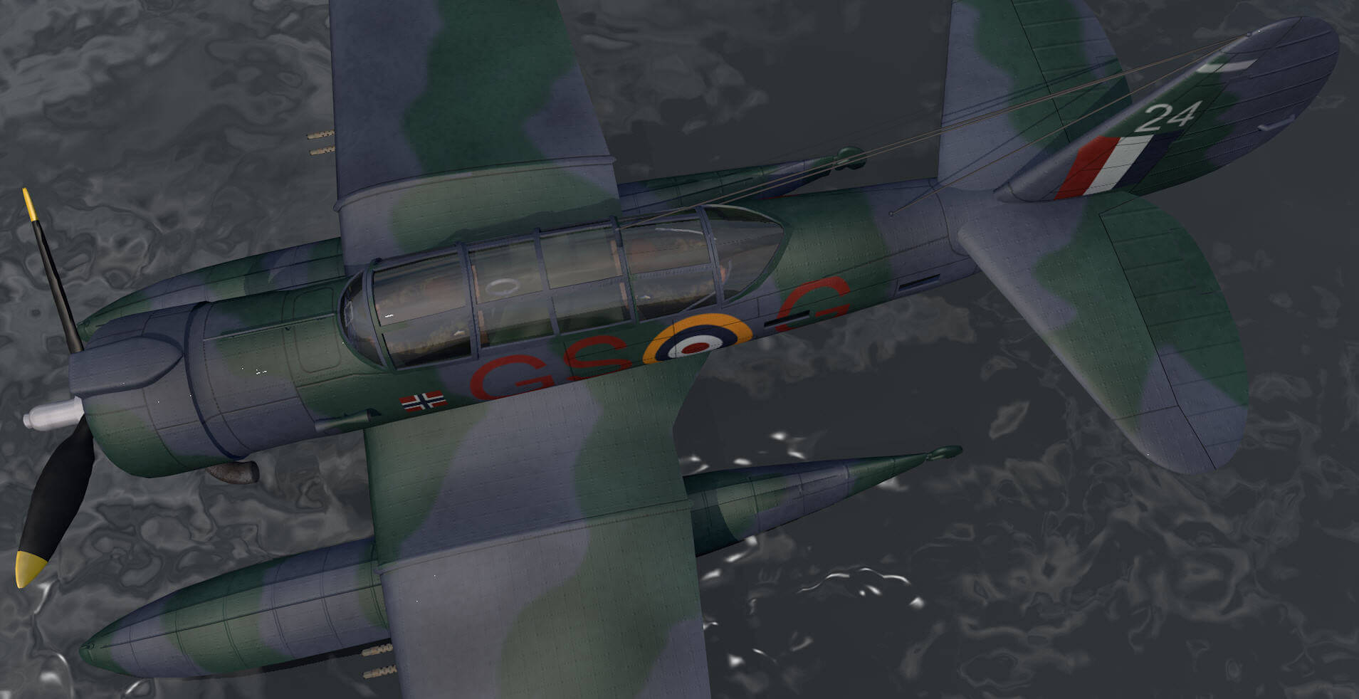 Northrop N-3PB Nomad (RAF) 3D Model by ChipBassChaos