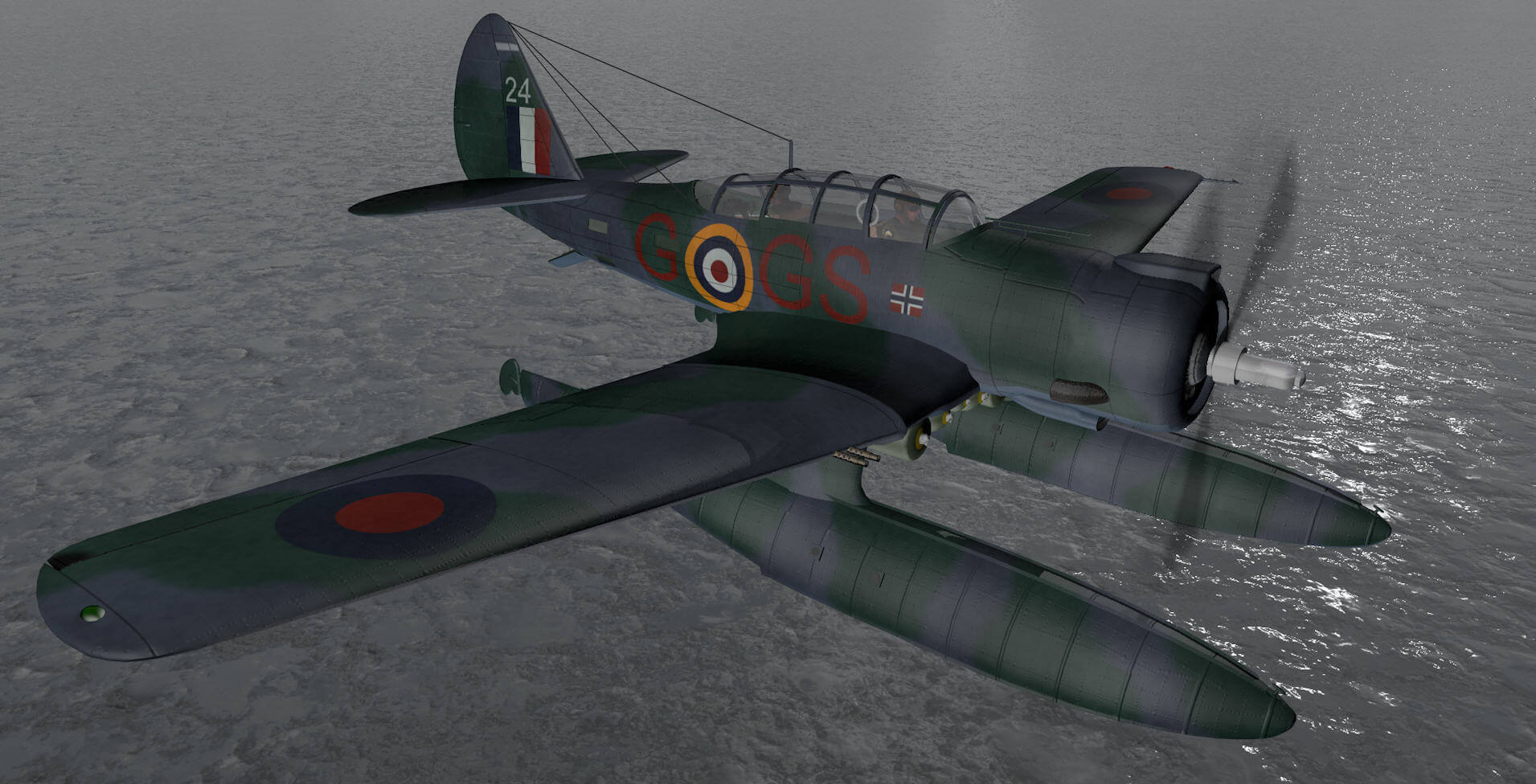 Northrop N-3PB Nomad (RAF) 3D Model by ChipBassChaos