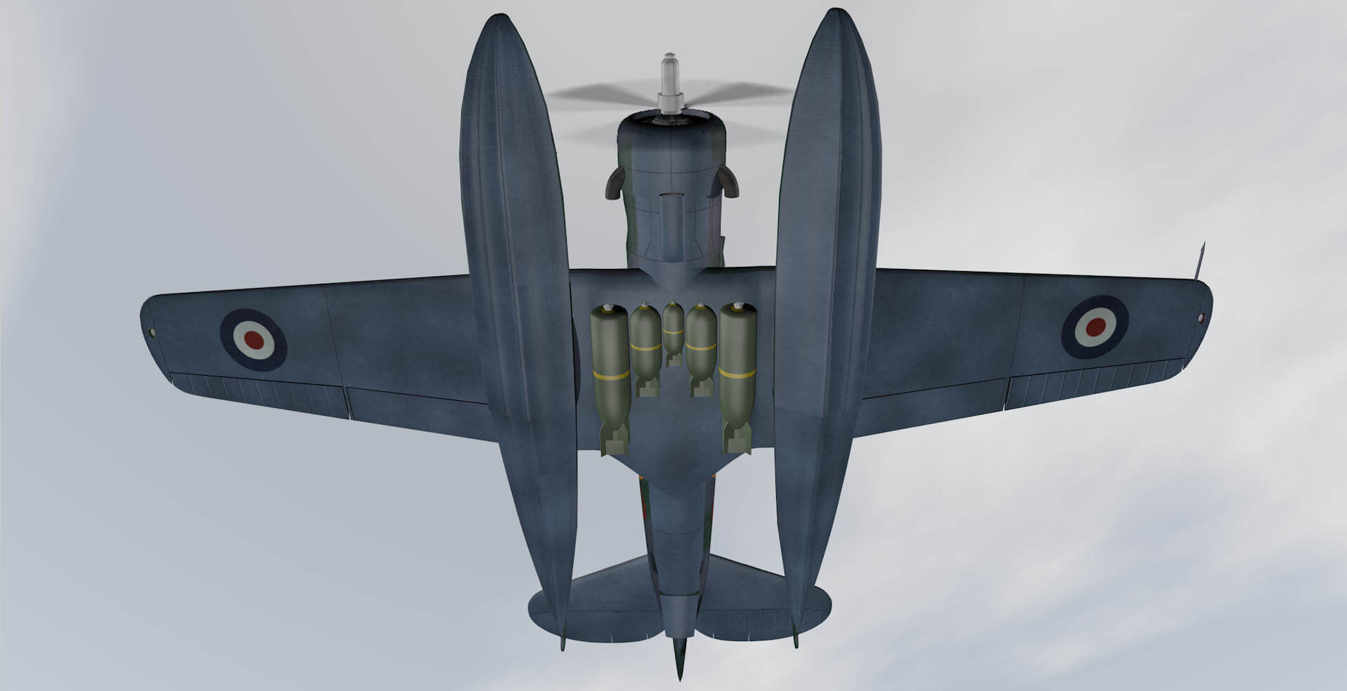 Northrop N-3PB Nomad (RAF) 3D Model by ChipBassChaos