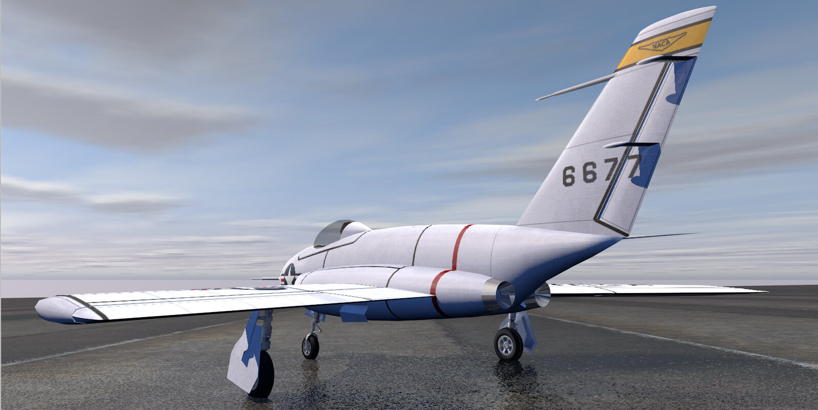 Northrop X-4 Bantam 3D Model by ChipBassChaos