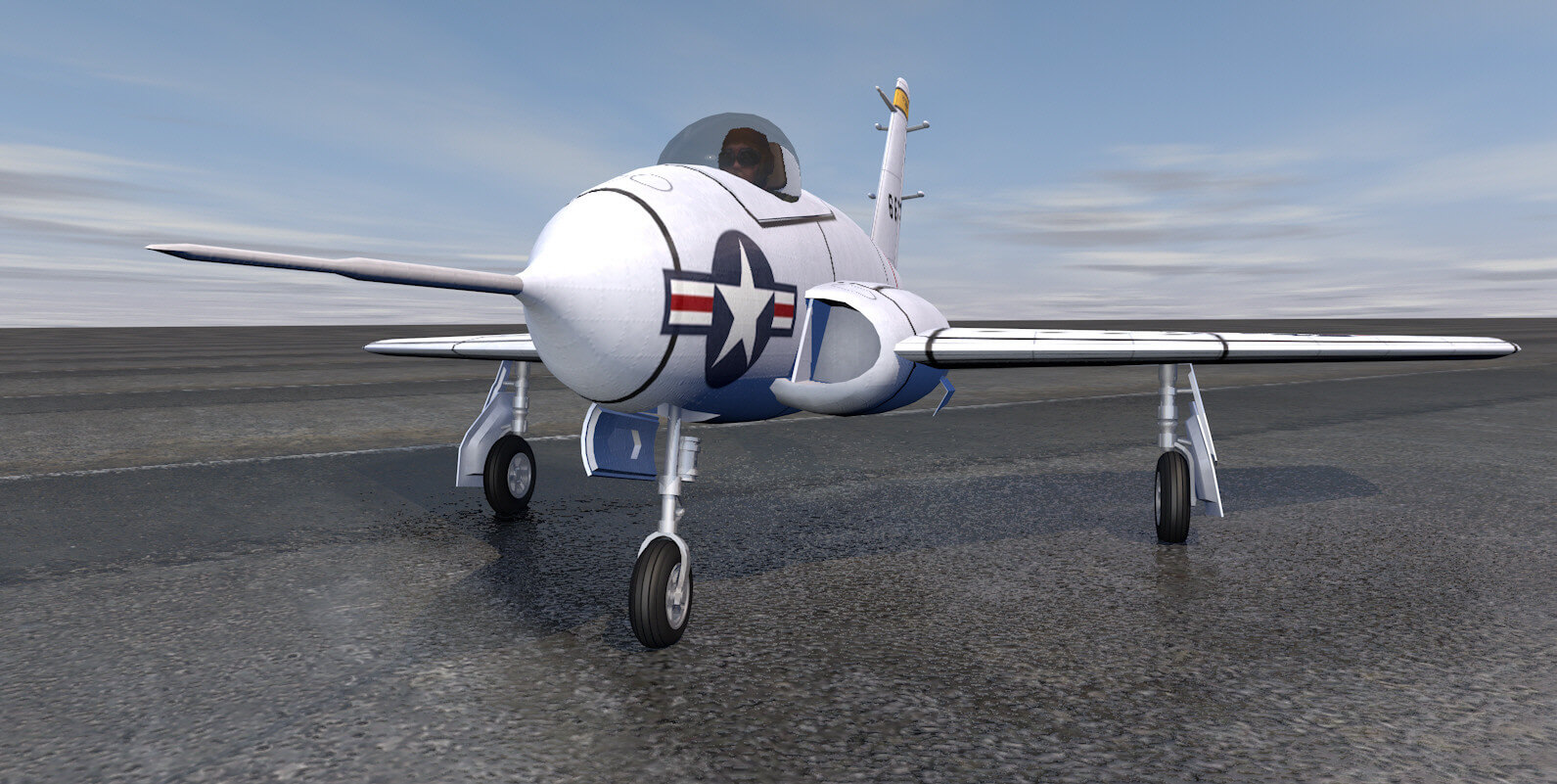 Northrop X-4 Bantam 3D Model by ChipBassChaos
