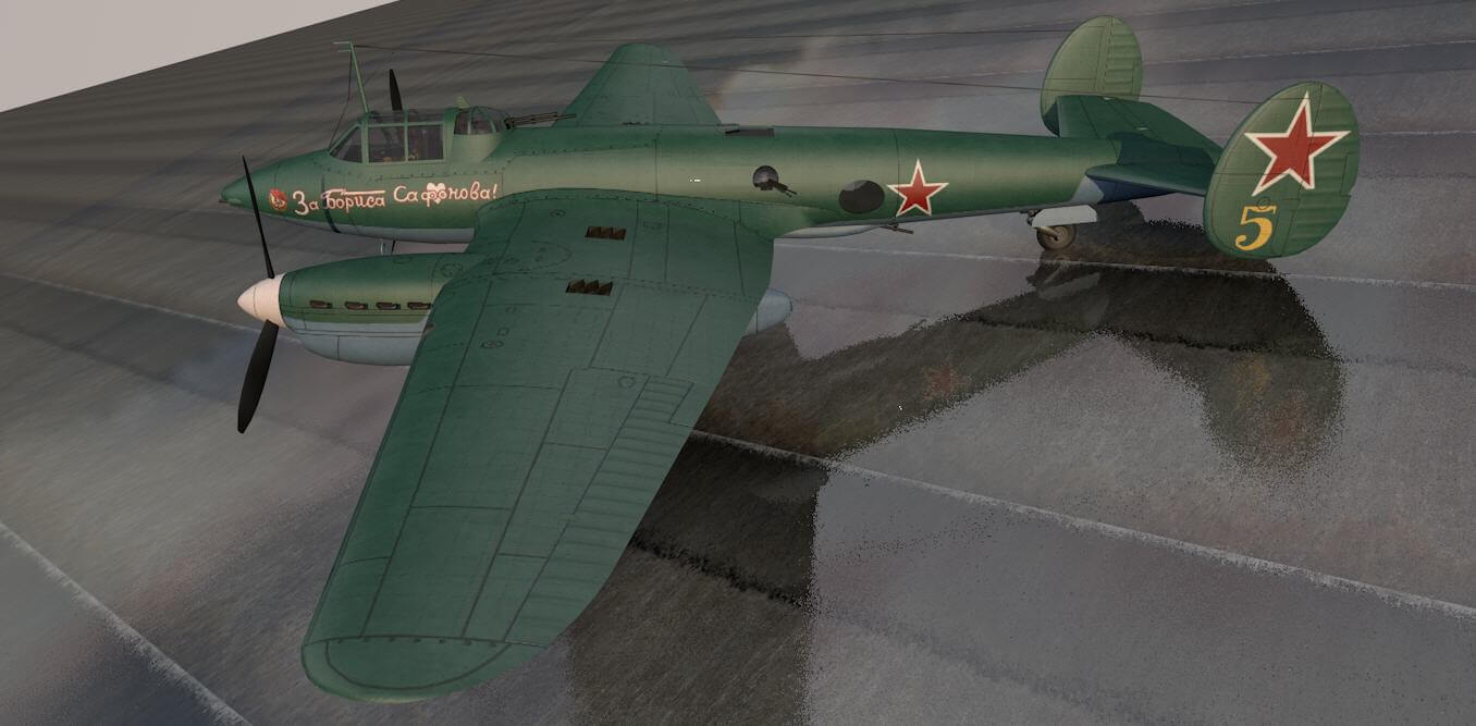 Petlyakov Pe-2B 3D Model by ChipBassChaos