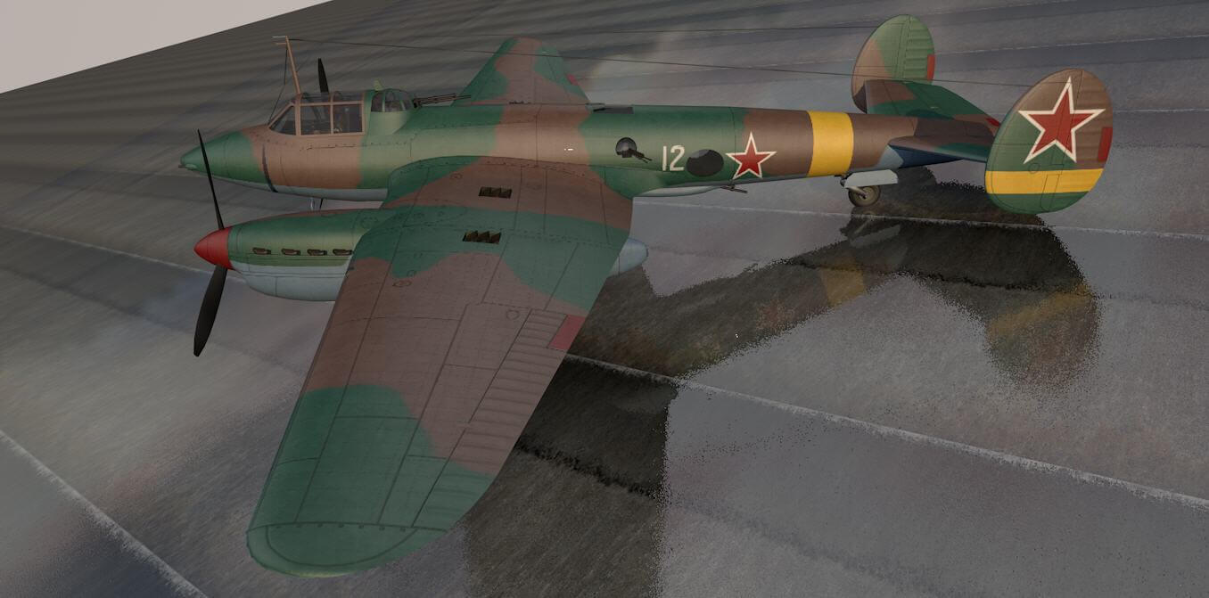 Petlyakov Pe-2B 3D Model by ChipBassChaos