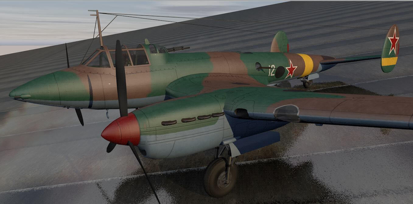 Petlyakov Pe-2B 3D Model by ChipBassChaos