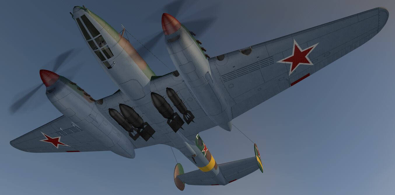 Petlyakov Pe-2B 3D Model by ChipBassChaos