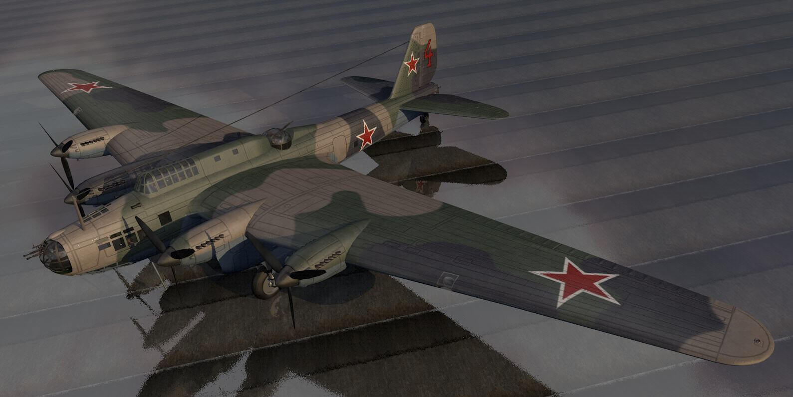 Petlyakov PE-8 - TB-7 or AN-42 3D Model by ChipBassChaos