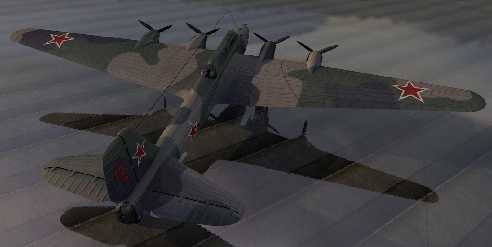 Petlyakov PE-8 - TB-7 or AN-42 3D Model by ChipBassChaos