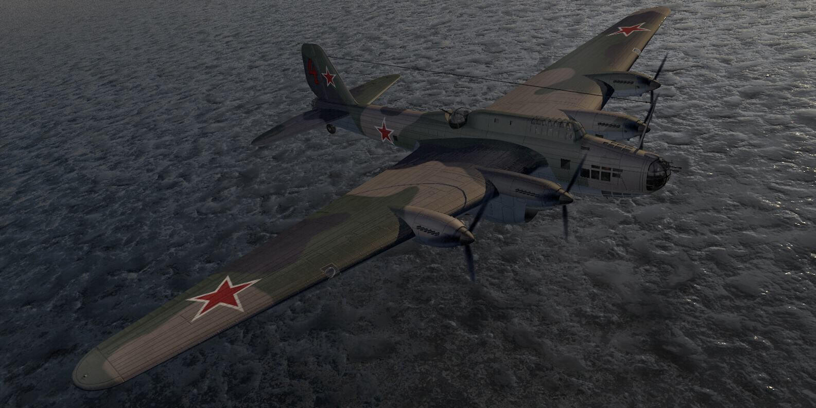 Petlyakov PE-8 - TB-7 or AN-42 3D Model by ChipBassChaos