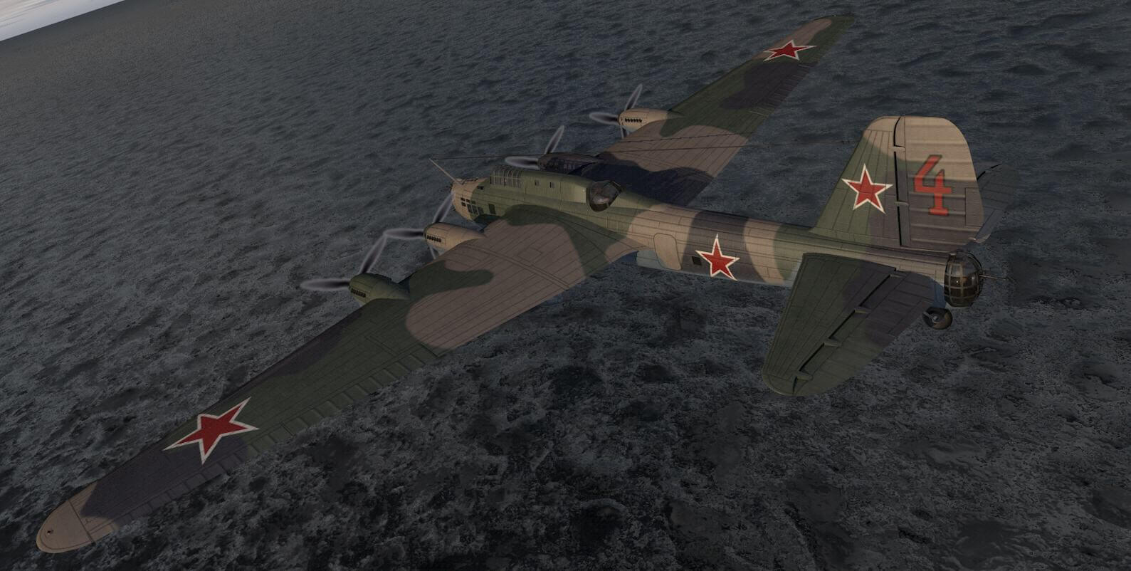 Petlyakov PE-8 - TB-7 or AN-42 3D Model by ChipBassChaos