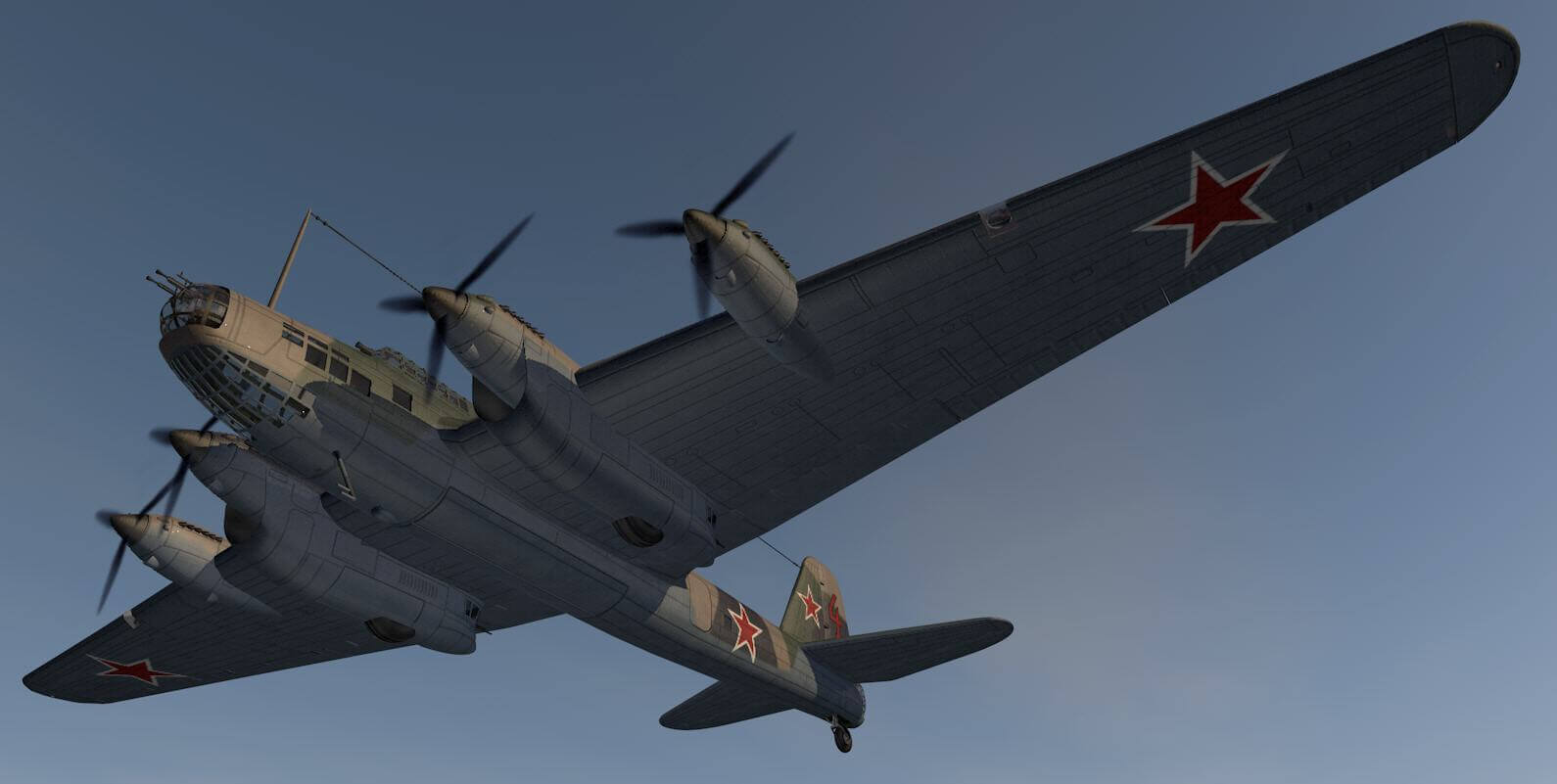 Petlyakov PE-8 - TB-7 or AN-42 3D Model by ChipBassChaos