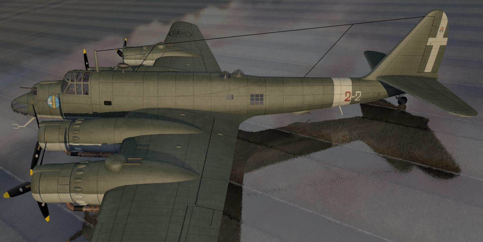 Piaggio P-108B Artigliere 3D Model by ChipBassChaos