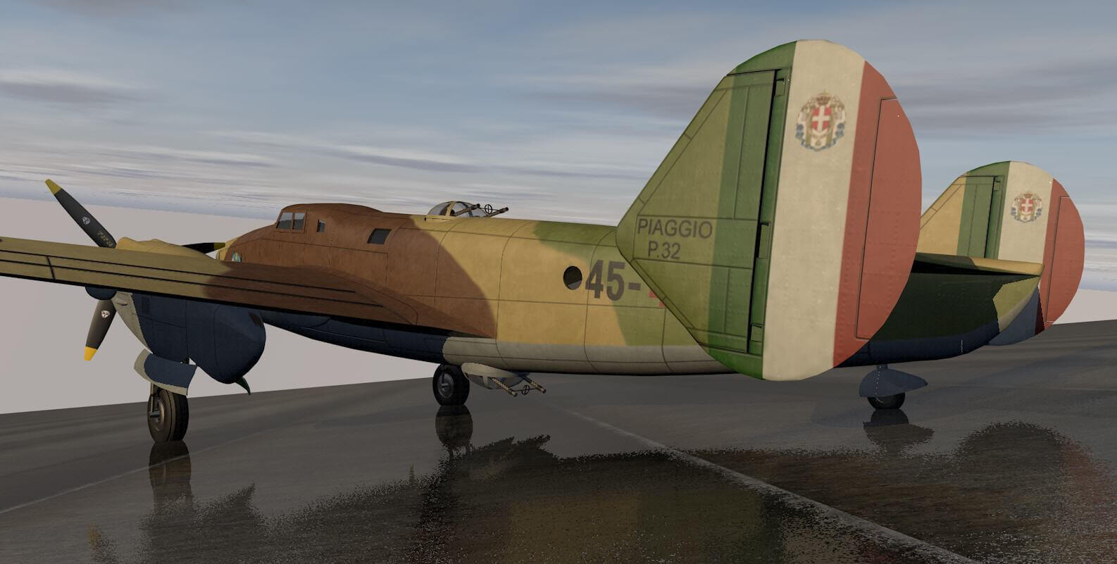 Piaggio P-32 3D Model by ChipBassChaos