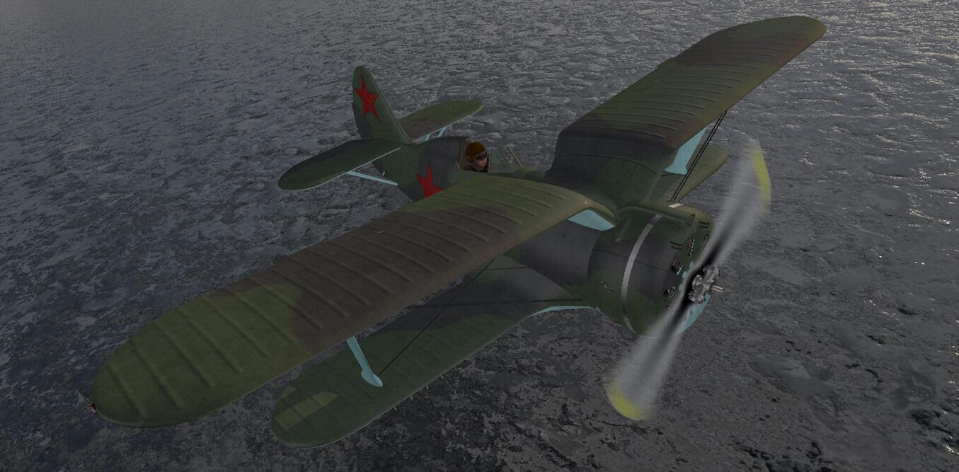 Polikarpov I-153 Chaika 3D Model by ChipBassChaos