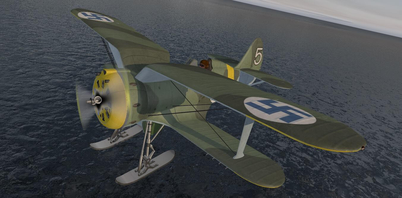 Polikarpov I-153 Chaika 3D Model by ChipBassChaos