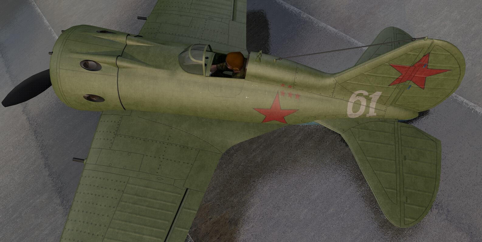 Polikarpov I-16 Mosca 3D Model by ChipBassChaos