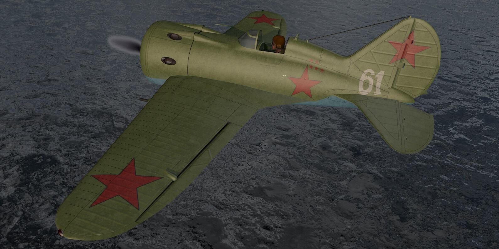 Polikarpov I-16 Mosca 3D Model by ChipBassChaos