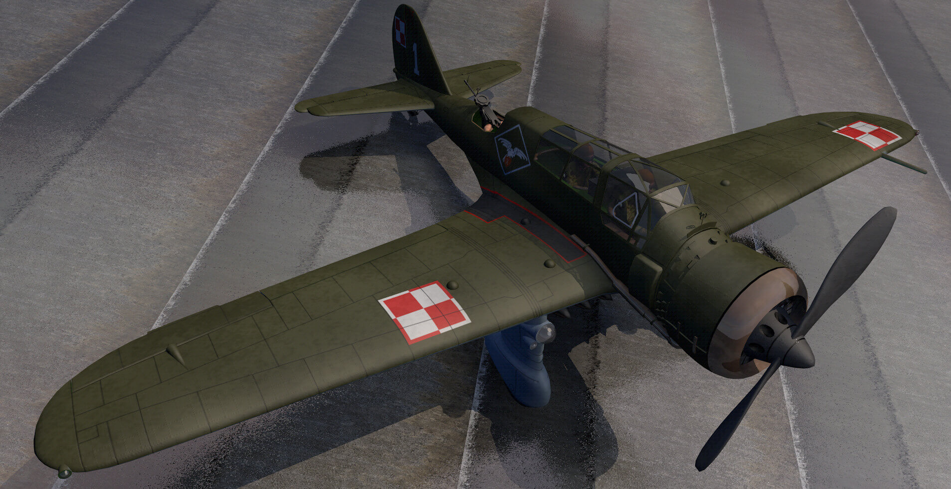 PZL P-23 Karas 3D Model by ChipBassChaos