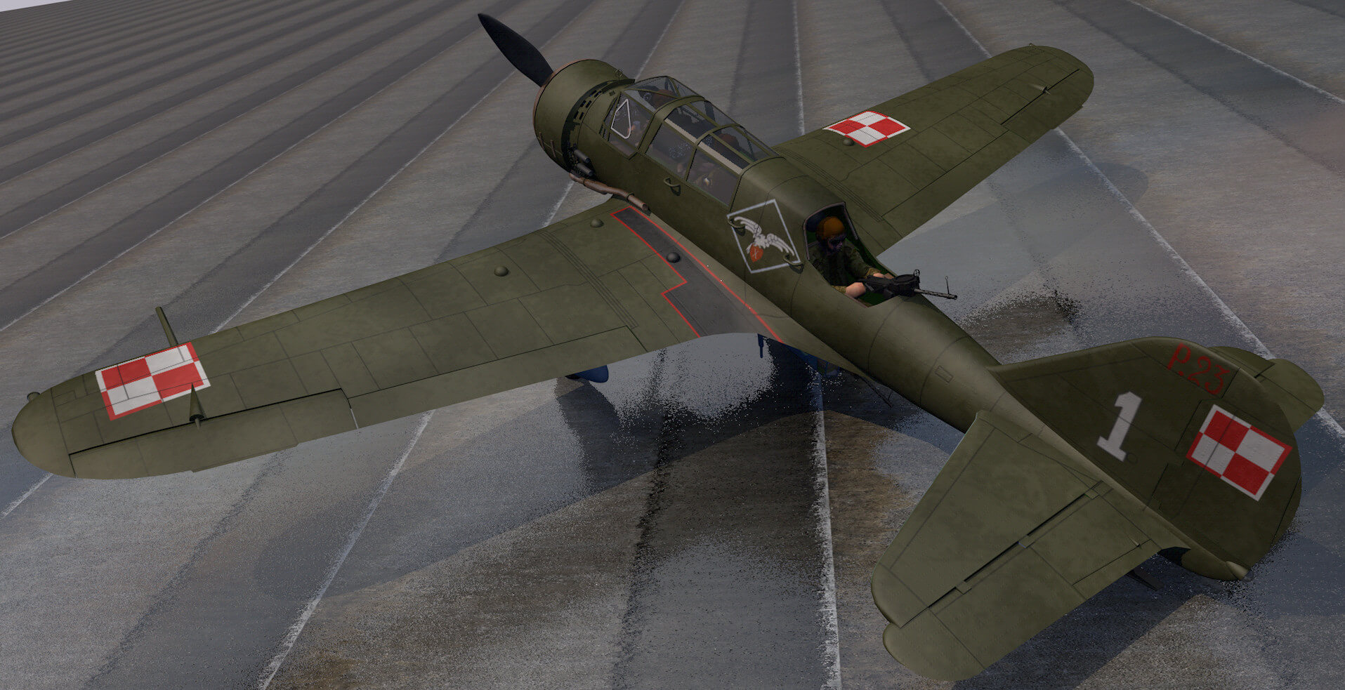 PZL P-23 Karas 3D Model by ChipBassChaos