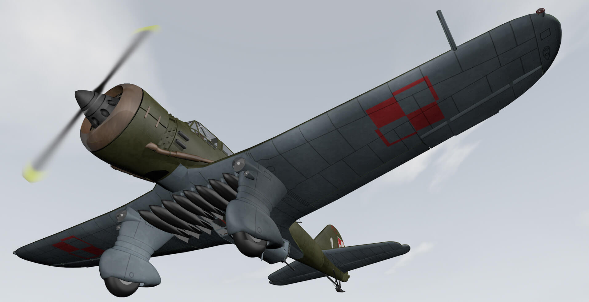 PZL P-23 Karas 3D Model by ChipBassChaos