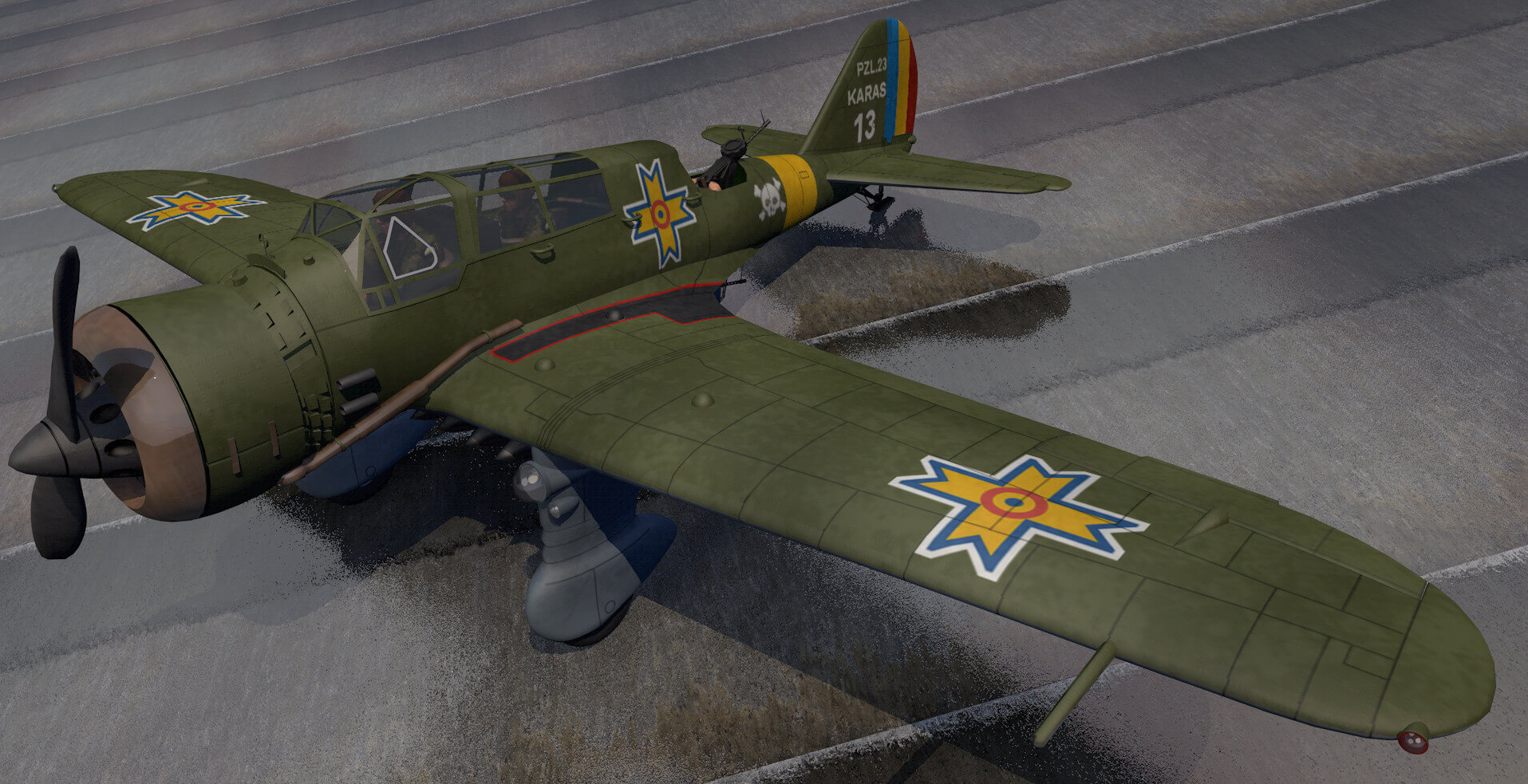 PZL P-23 Karas 3D Model by ChipBassChaos