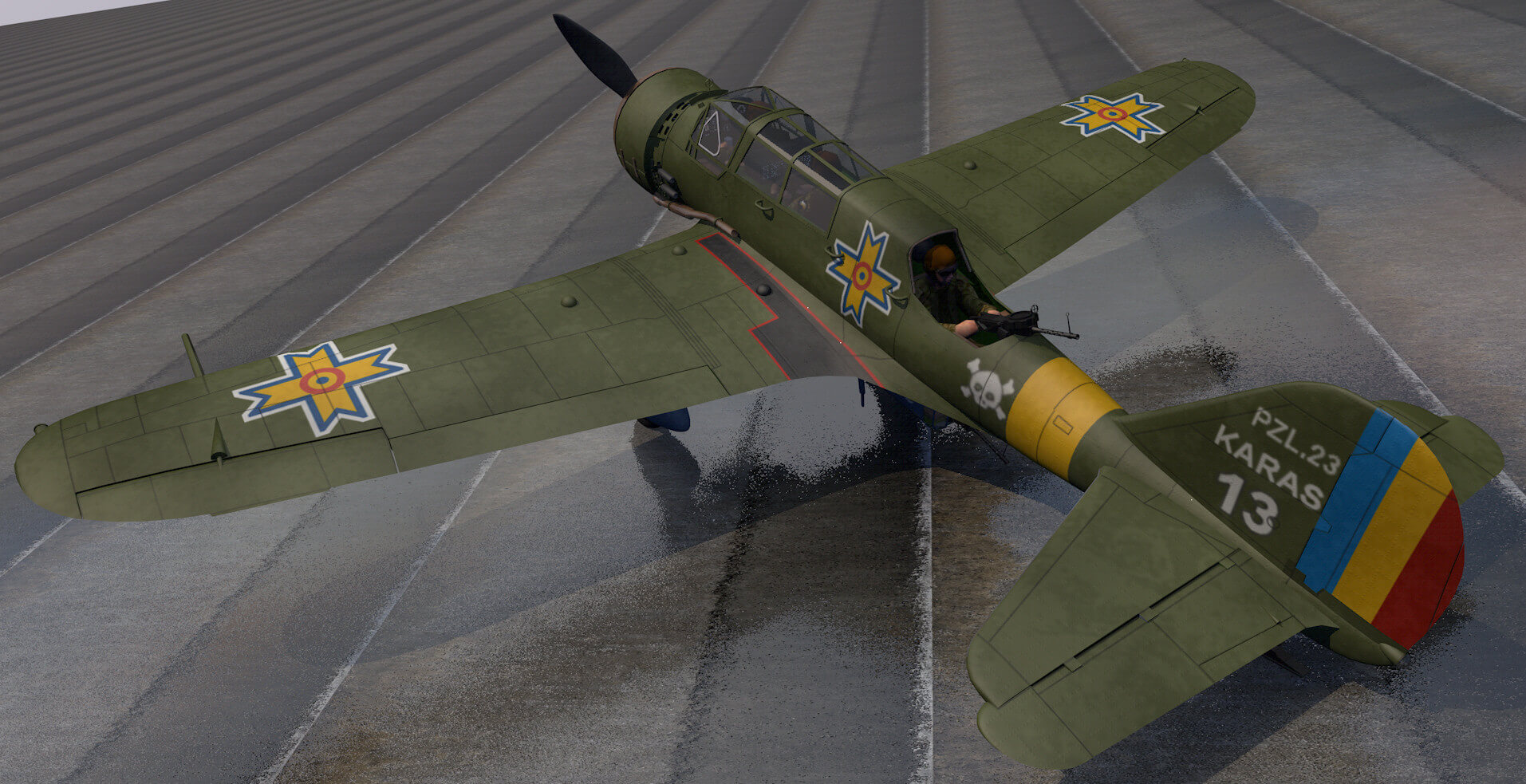 PZL P-23 Karas 3D Model by ChipBassChaos