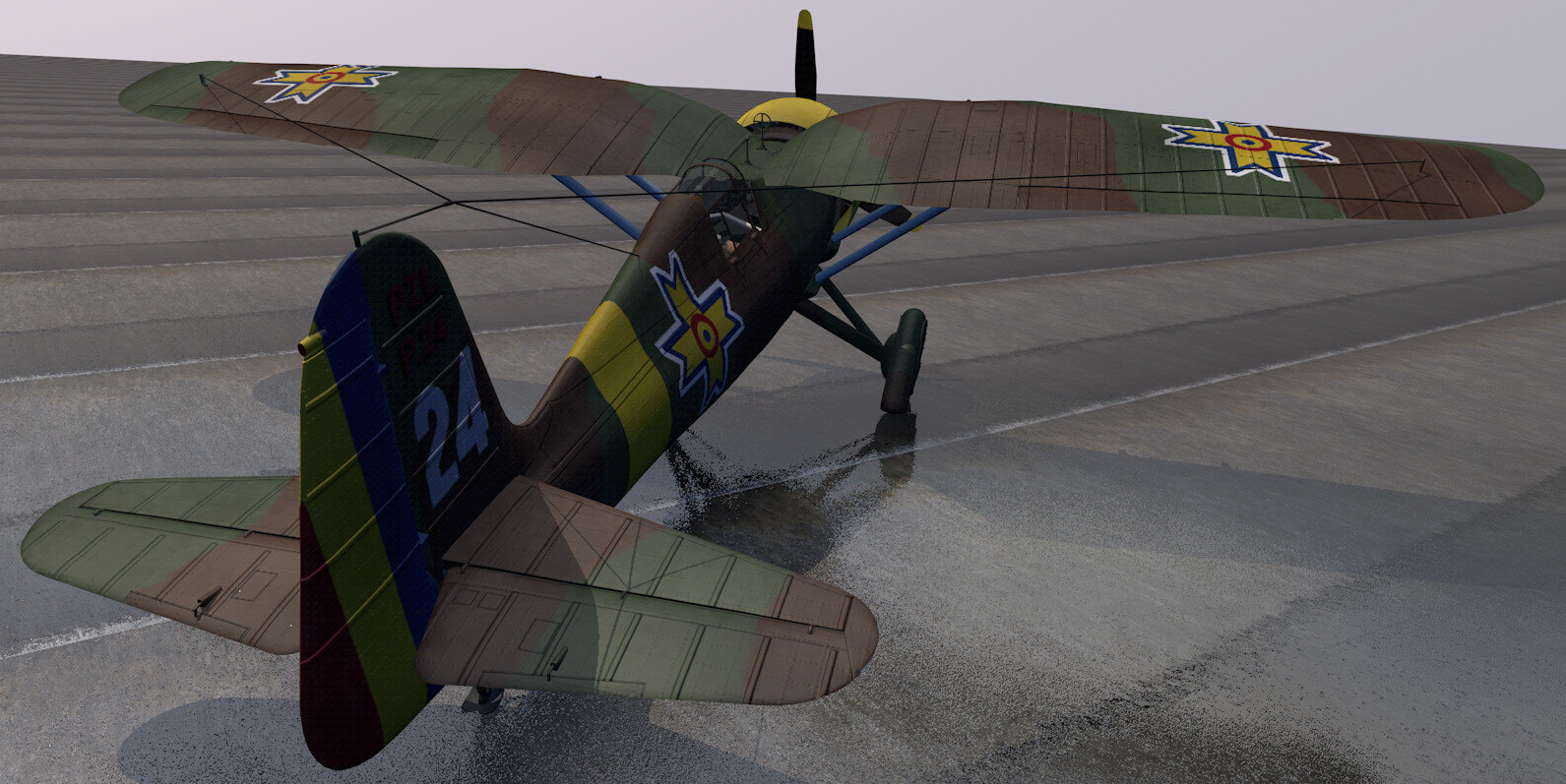 PZL P-24G 3D Model by ChipBassChaos