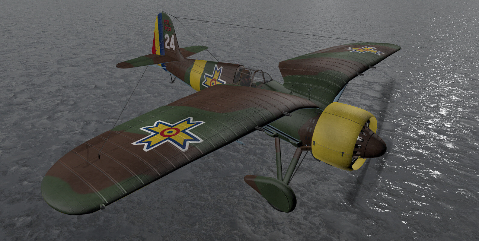 PZL P-24G 3D Model by ChipBassChaos