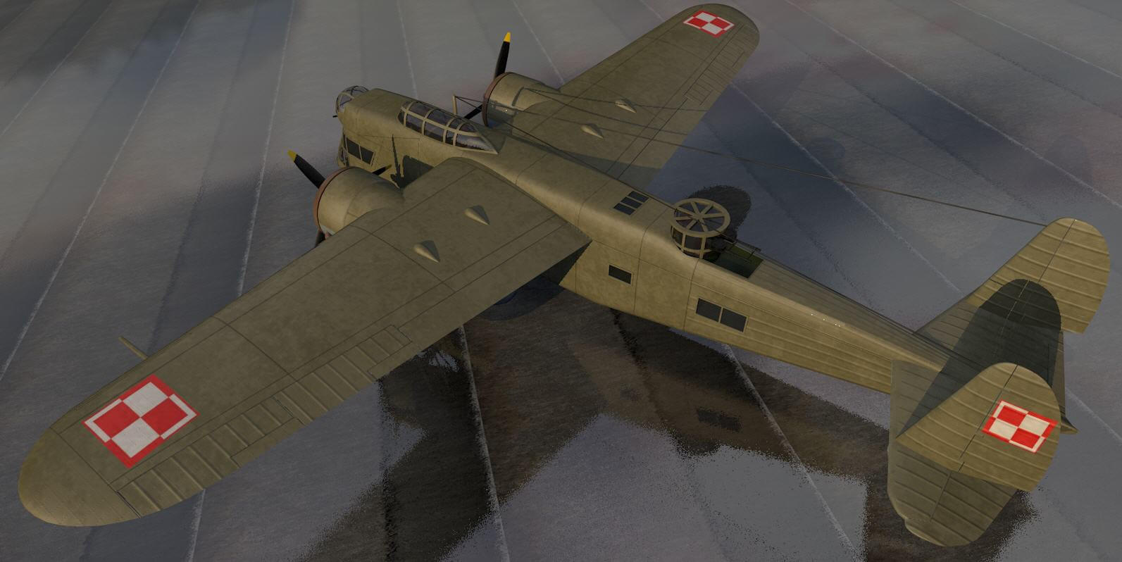 PZL P-30 Zubr (LWS-6) 3D Model by ChipBassChaos